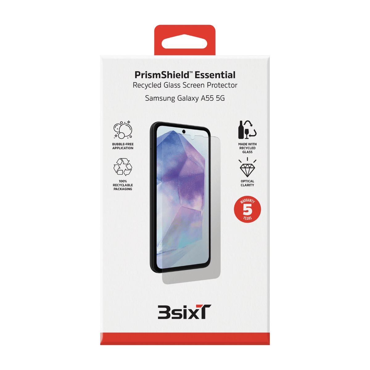 3SIXT Samsung A55 Screen Protector | Shop Now | Spark Business NZ