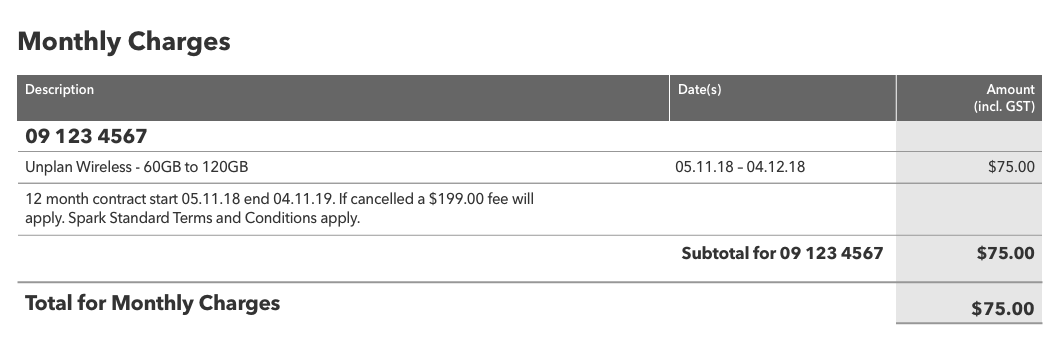 Understand my Spark bill | Spark NZ